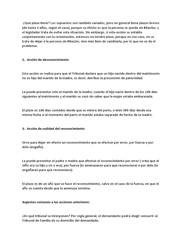 Accion de Desconocimiento y Conclusion | PDF | Sentencia (ley ...