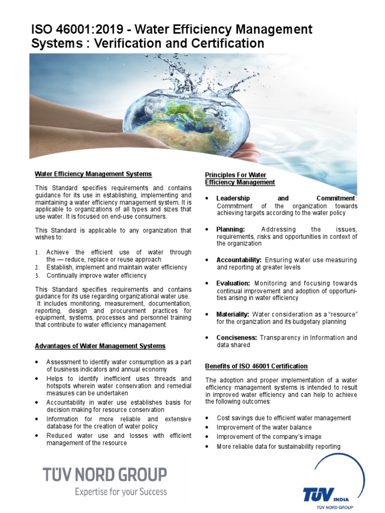 Water Management System Final | PDF | Standardization | Water