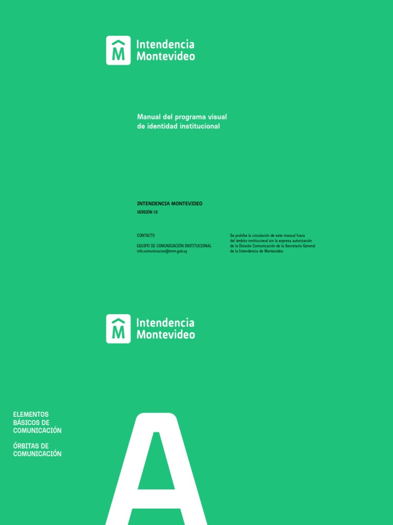 Manual Del Programa Visual de Identidad Institucional: Intendencia ...
