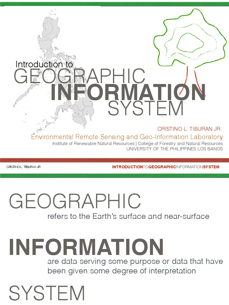 01 Intro To GIS | PDF | Geographic Information System | Computer Science
