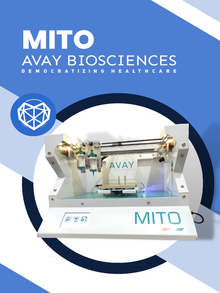Bio 3D Printer AVAY Biosciences MITO | PDF | Printer (Computing) | Computing