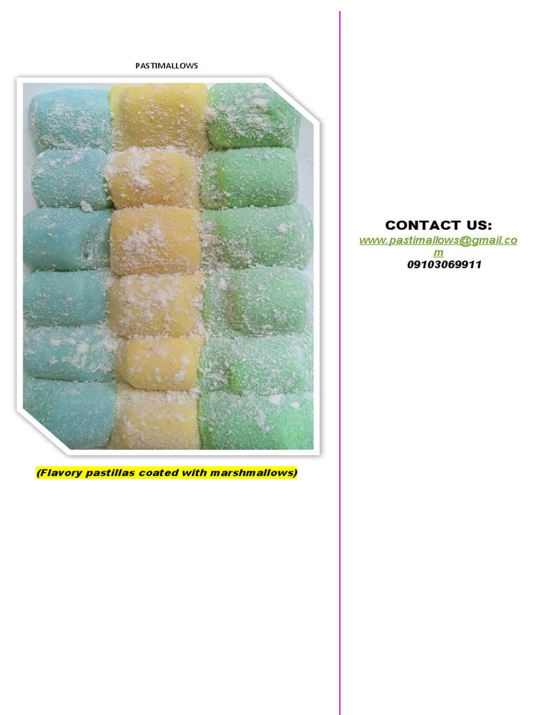 Pastimallow | PDF | Marketing | Spoon