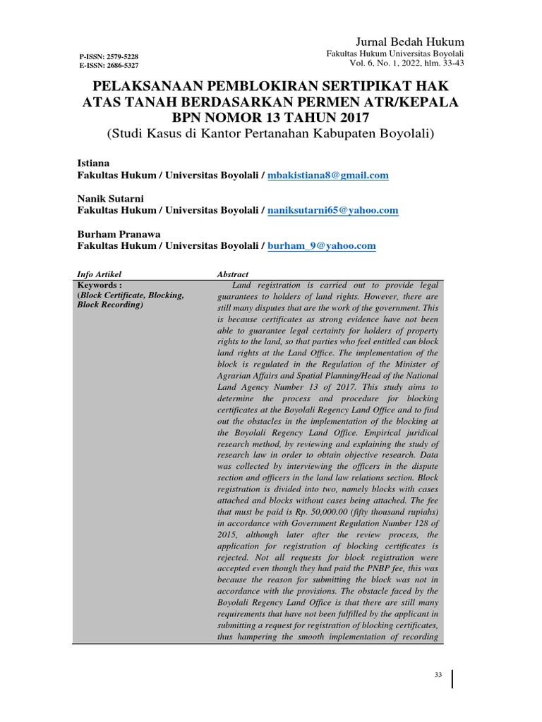 Land Certificate Blocking Guide | PDF | Law