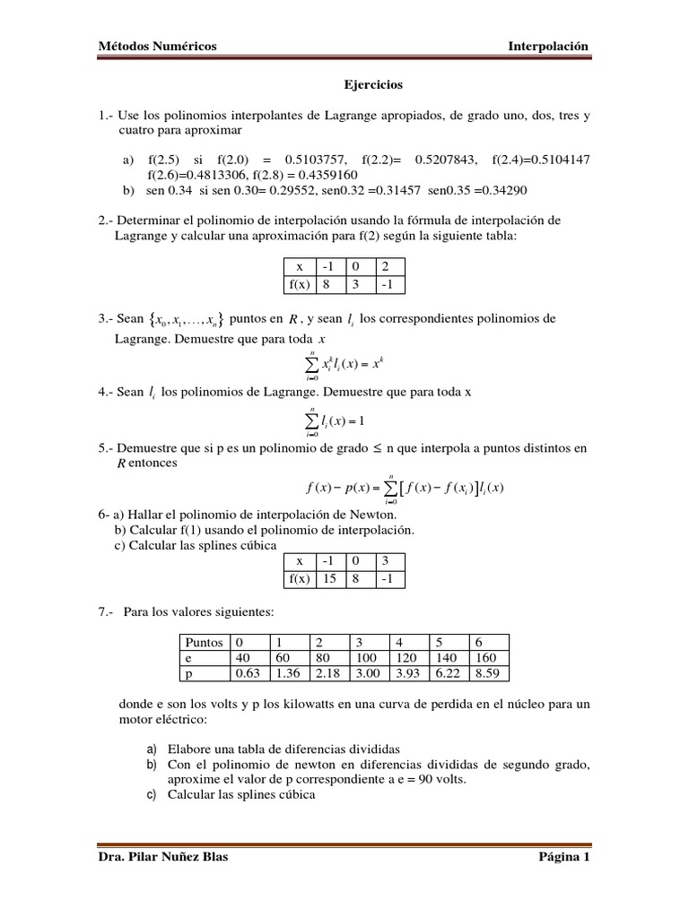 Eje 22 | PDF | Análisis numérico | Álgebra abstracta