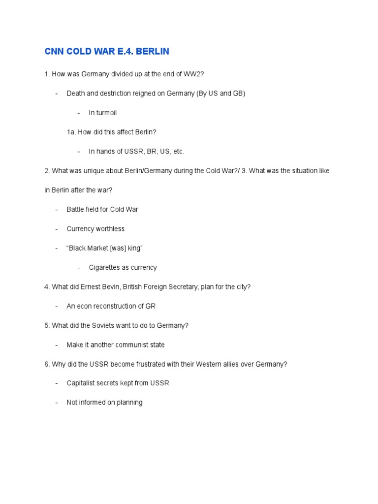 CNN Cold War Ep.4 | PDF