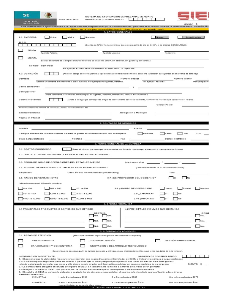 Formato Siem 2013 - Compress | PDF | Economias