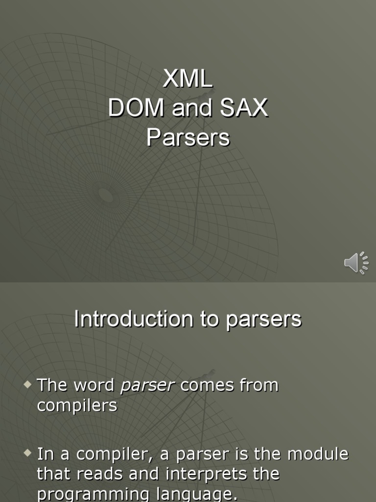 XML Dom and Sax Parsers | PDF | Document Object Model | Xml