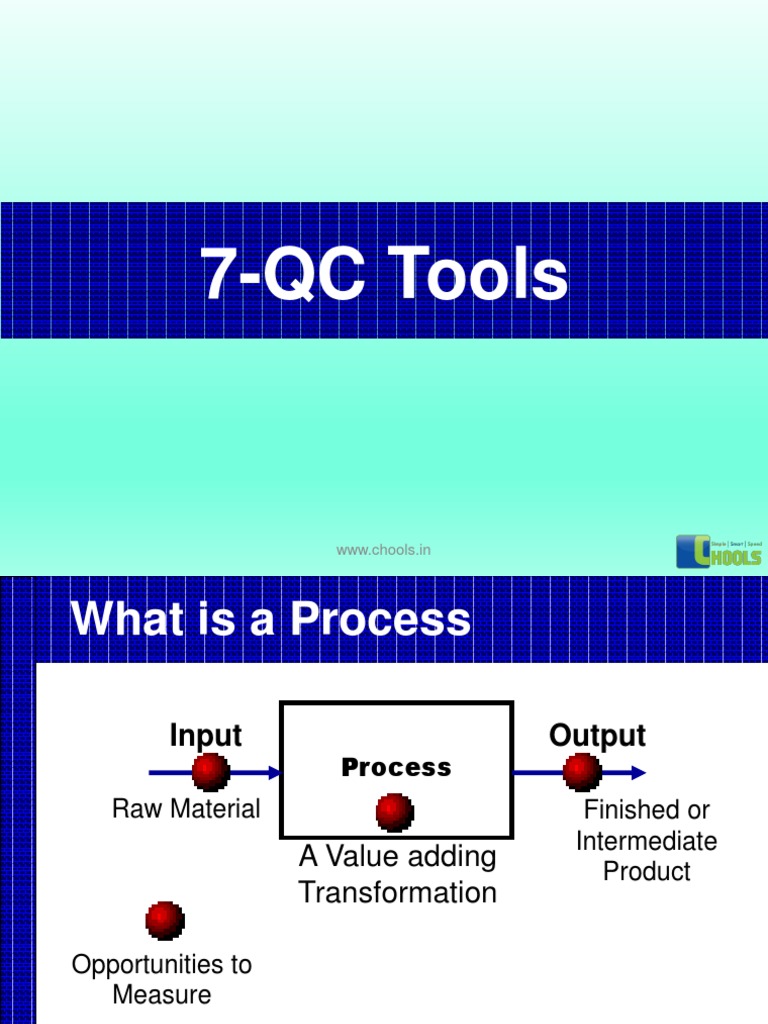 7QC ProcessImprovementVariationProblem Solving and Tools | PDF | Histogram | Chart