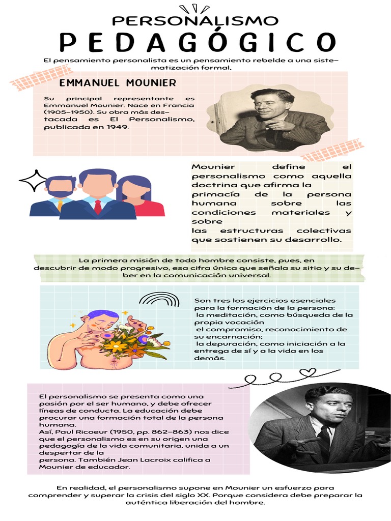 personalismo pedagogico | PDF