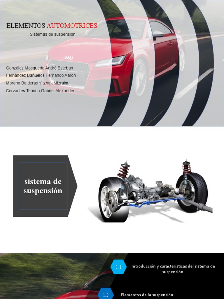 Automotrices: Elementos | PDF | Tecnología de vehículos | Tecnologías ...