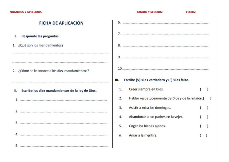 Ficha 19-04 Religion | PDF