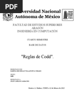 12 Reglas Codd | PDF | Bases de datos | Gestión de datos