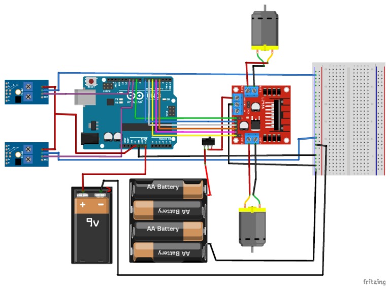SEGUIDOR de Linea Diagrama | PDF