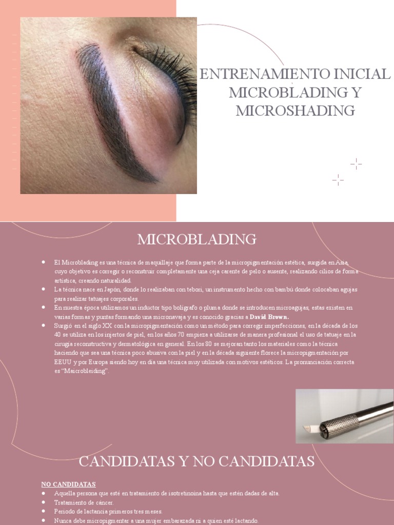 Presentación Microblading | PDF | Epidermis | Piel
