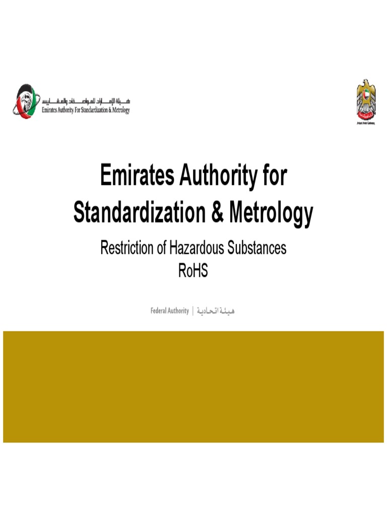 RoHS - Presentation | Download Free PDF | Standardization