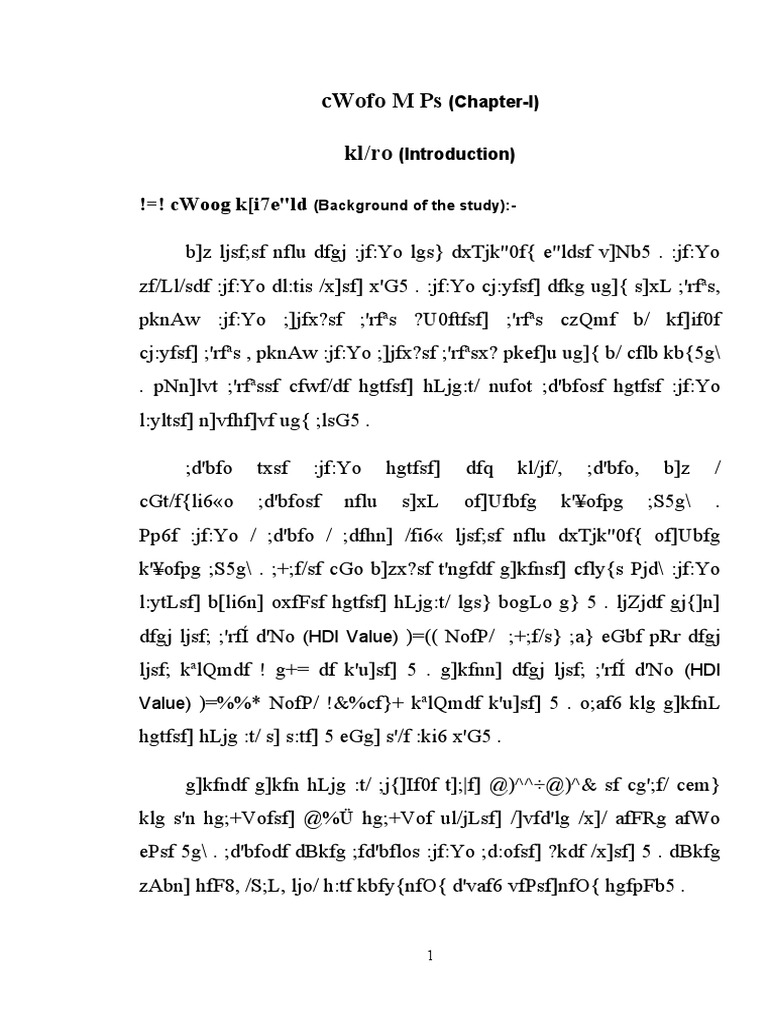 Bed 4th Year Final Thesis 2080 | PDF