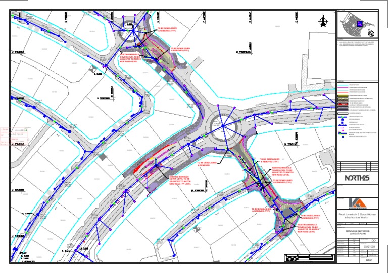 Infrastructure Works Layout Plan | PDF