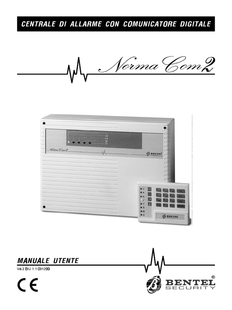 Bentel Norma Com 2 - Manuale Utente | PDF