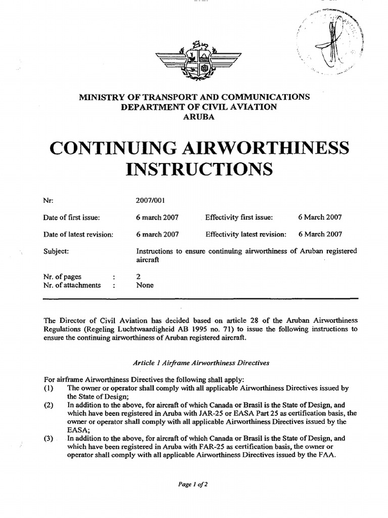 Continuing AD Instructions | PDF