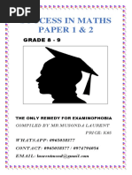 Ecz Standardized Grading System For Grade 7, 9, 12 and Gce Examinations ...