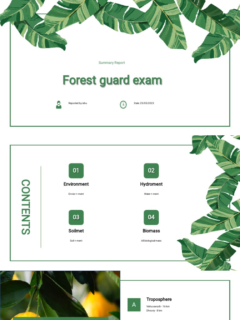 Gsseb Forest Guard Exam Report | PDF