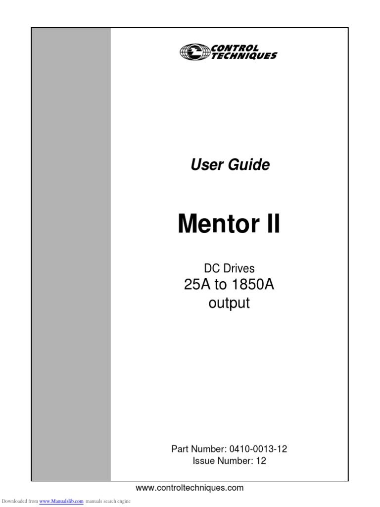 Mentor II | PDF | Electric Motor | Safety