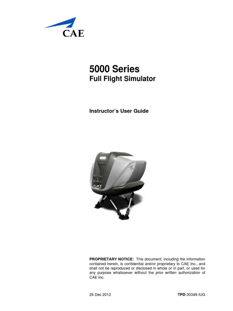 CAE 5000 Series Simulator Guide | PDF | Ios | Air Traffic Control