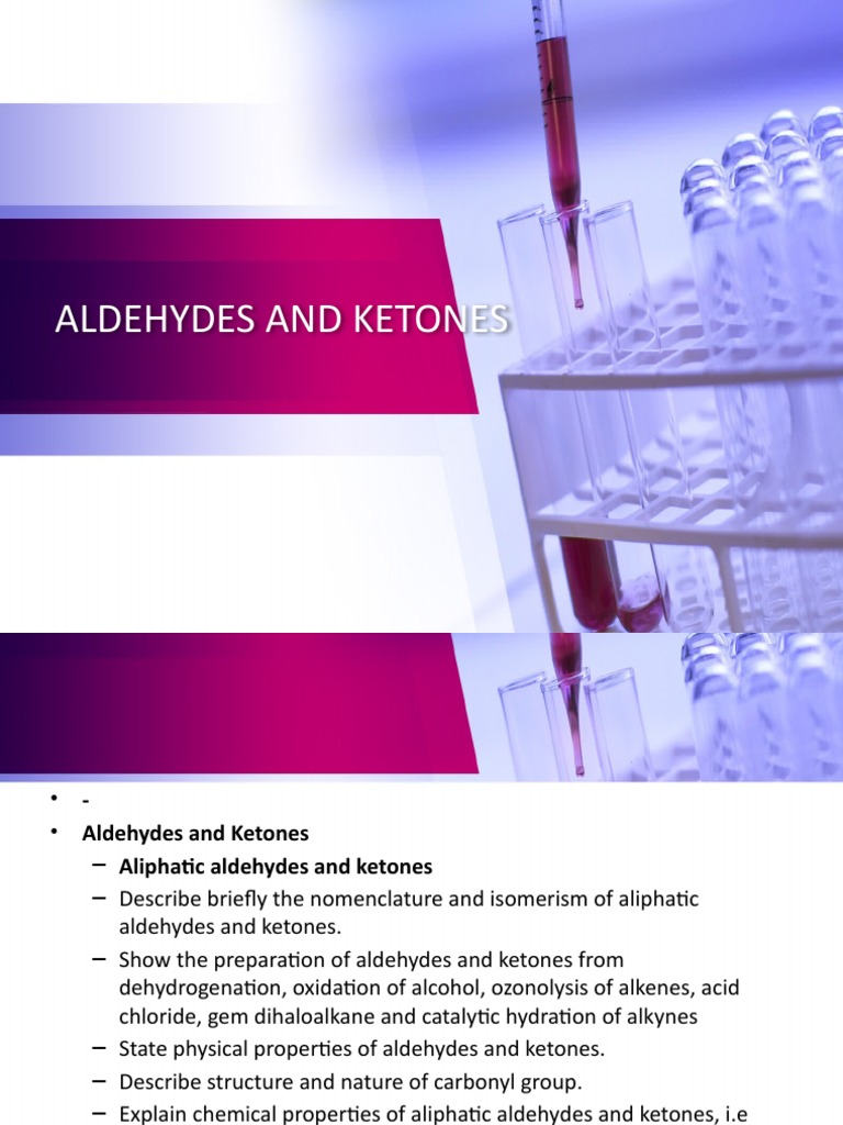 Aldehydes and Ketones - 1635655605 | PDF | Aldehyde | Ketone