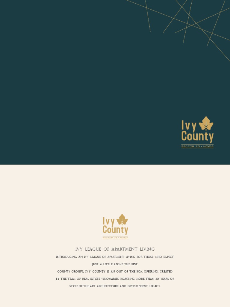 IVY County Brochure | Download Free PDF | Elevator | Apartment