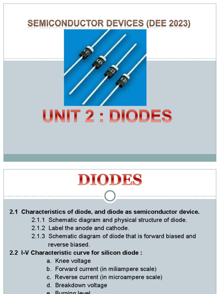 2. diode(semicond)-PART A | PDF | Rectifier | Diode