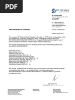 RoHS Compliance Declaration Form | PDF | Occupational Safety And Health ...