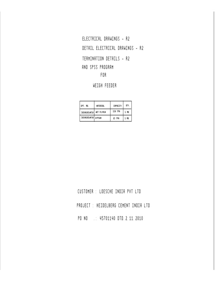 Electrical Drawings - R2 Detail Electrical Drawings - R2 Termination ...