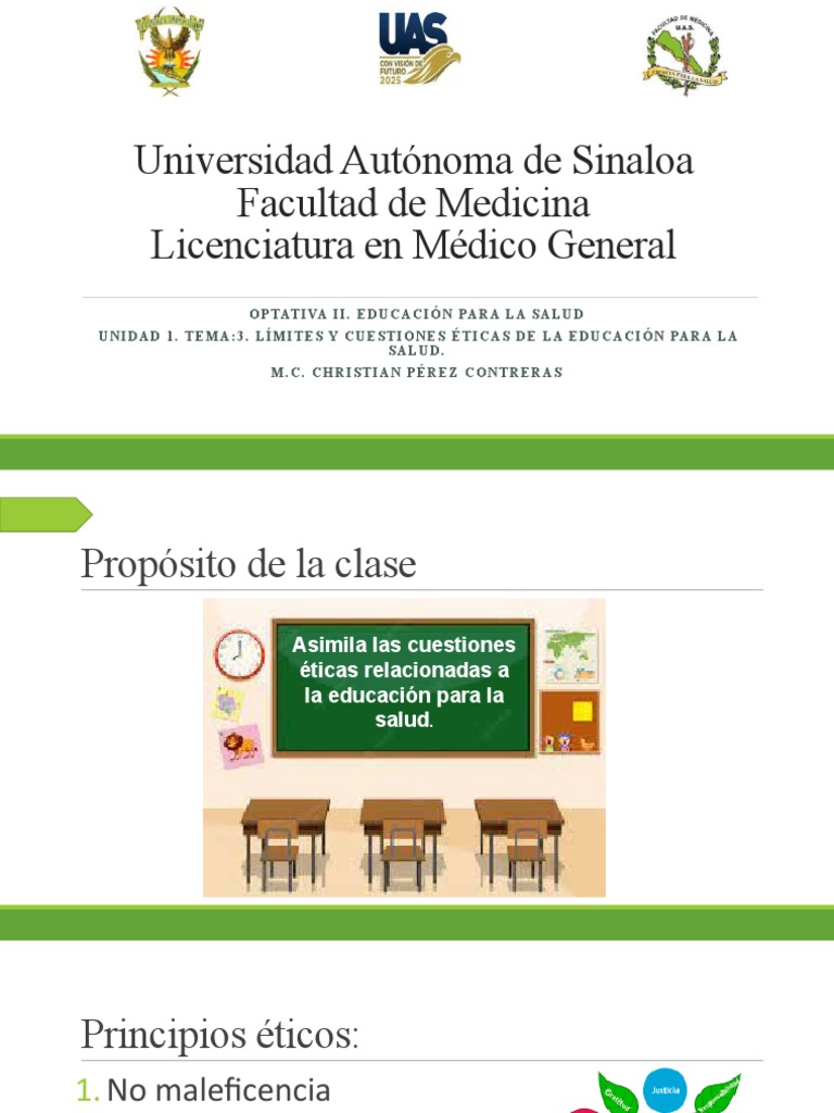 03-Tema Límites y Cuestiones Éticas de La Educación para La Salud | PDF