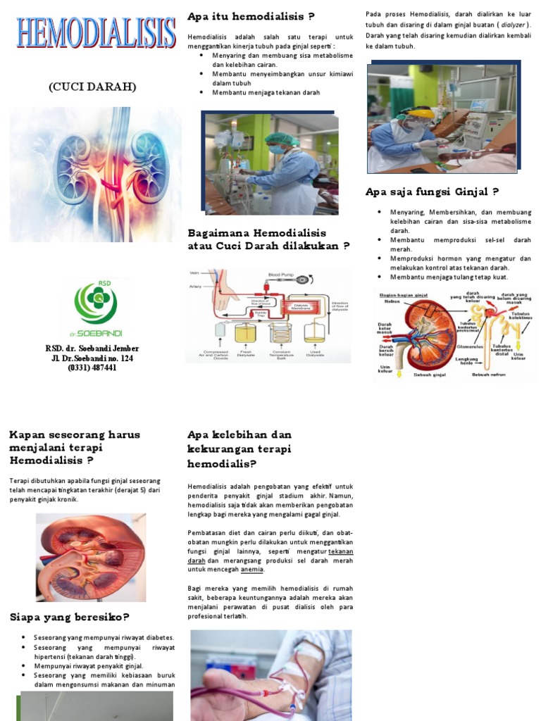 Leaflet Cuci Darah | PDF