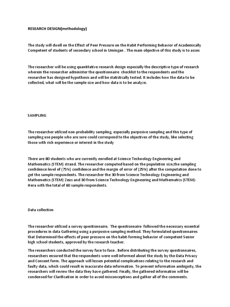 Resea | PDF | Survey Methodology | Sampling (Statistics)
