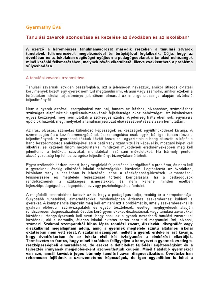 Gyarmathy Éva 1998.november | PDF