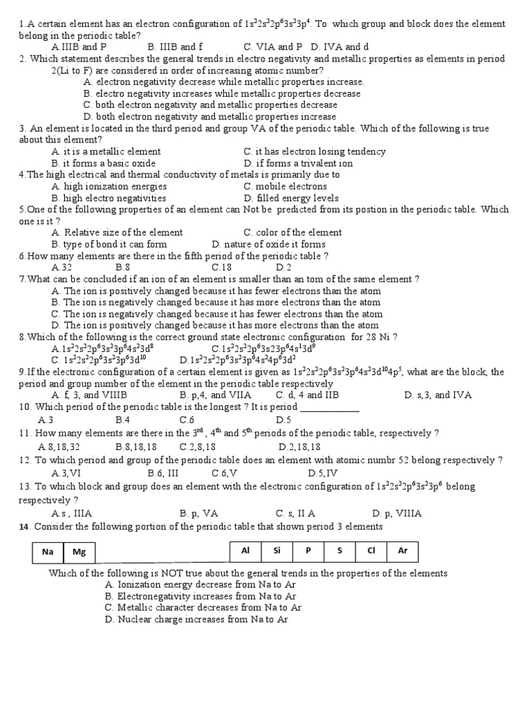 Tutor For g12 Grade 9 | PDF | Ion | Periodic Table