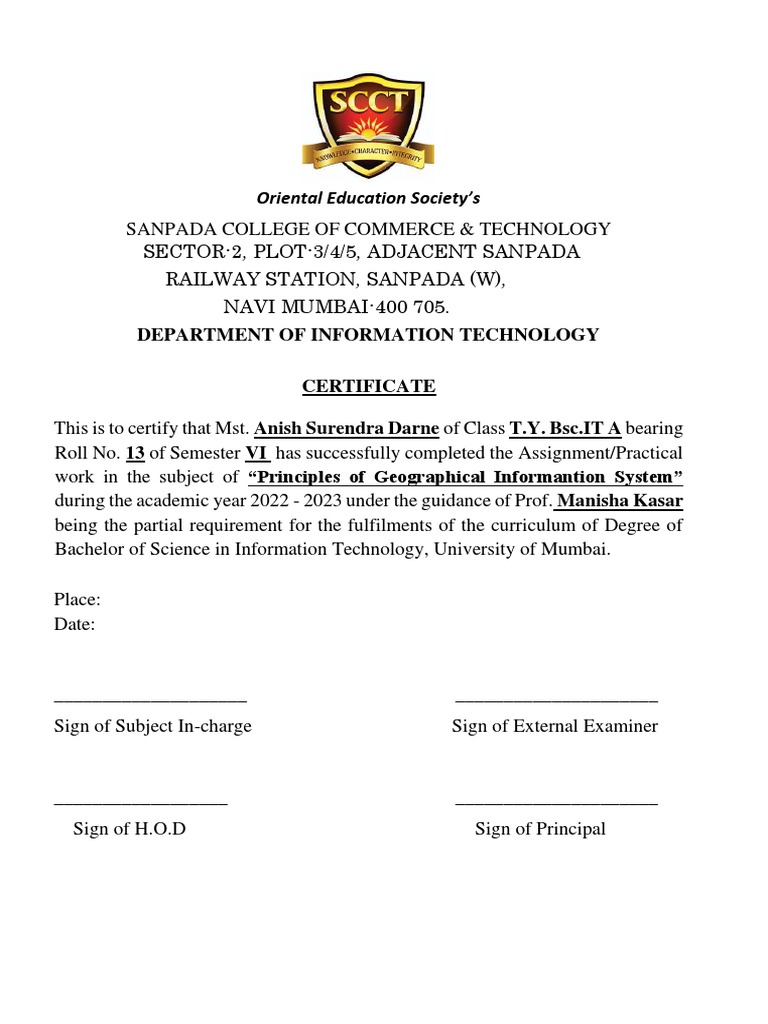 GIS Practicals | PDF | Geographic Information System | Computer File