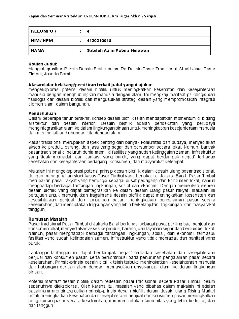 Judul Kel PDF 4 | PDF