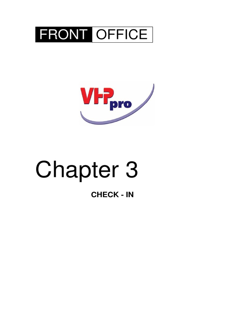 Chapter 03 - Check-In | PDF