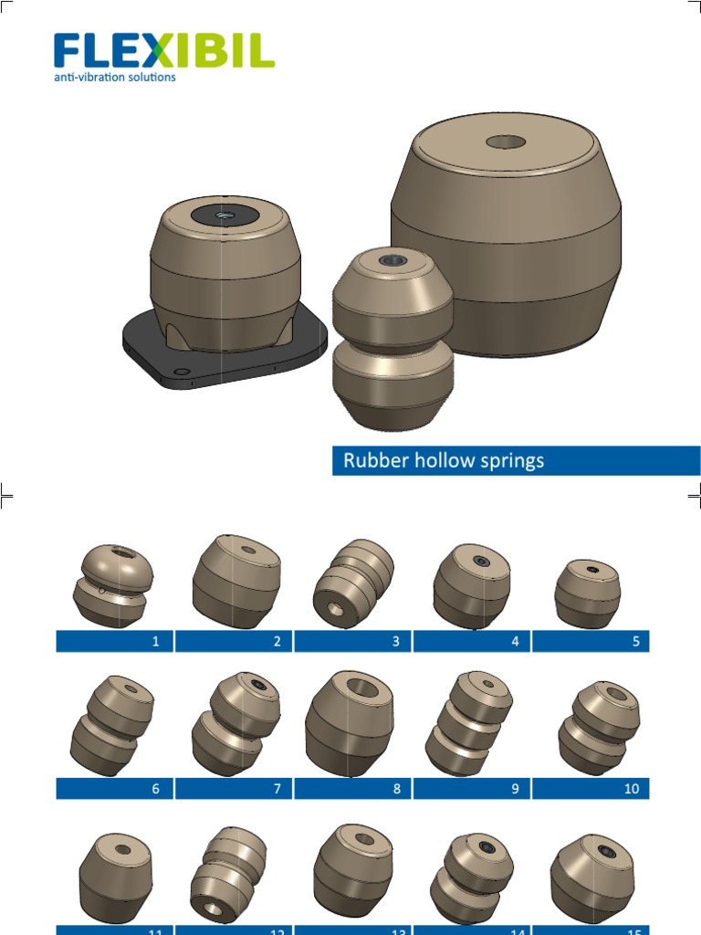 Anti-Vibration Rubber Springs | PDF