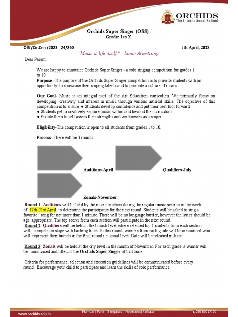 Revised OSS Circular | PDF