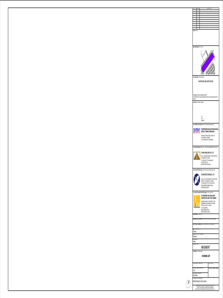 Basement: Drawing List | PDF