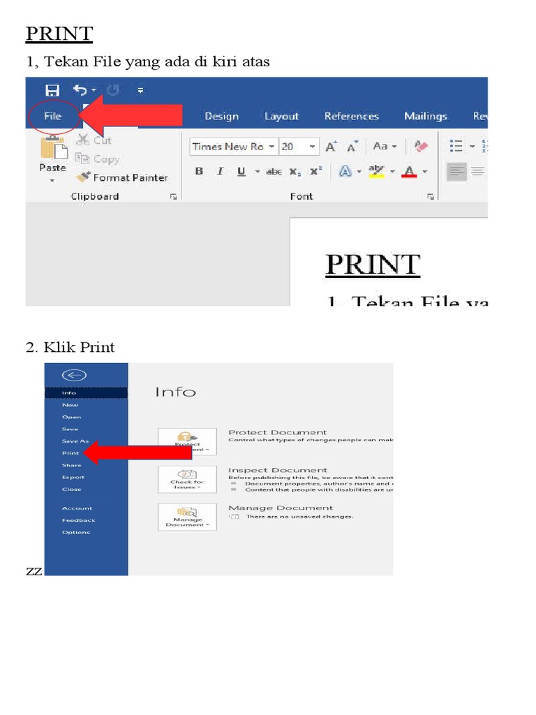 Tutorial Print | PDF