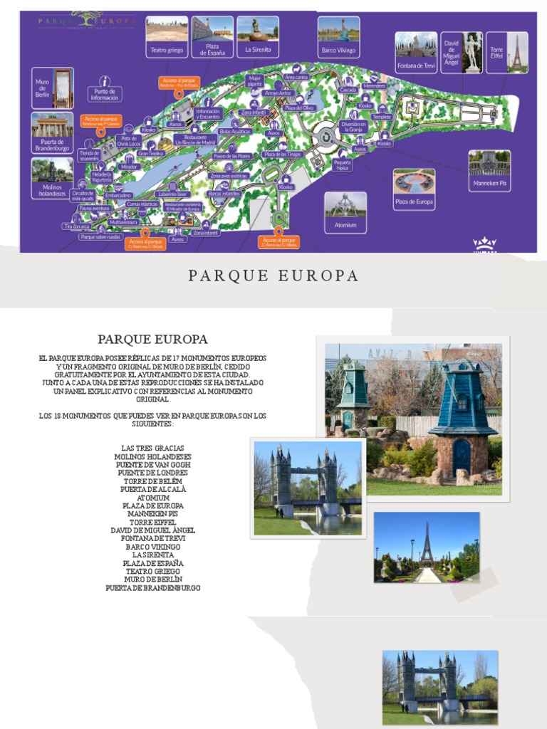 Réplicas de Monumentos en Parque Europa | PDF | Viajes y turismo | Arte