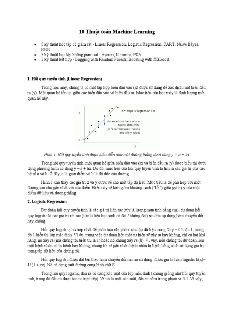 10 Thuật toán Machine Learning: 1. Hồi quy tuyến tính (Linear ...