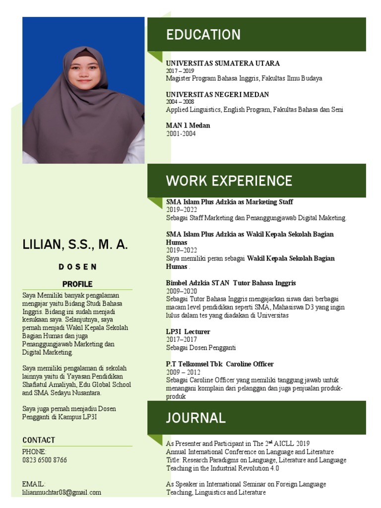 CV Lili Indo | PDF