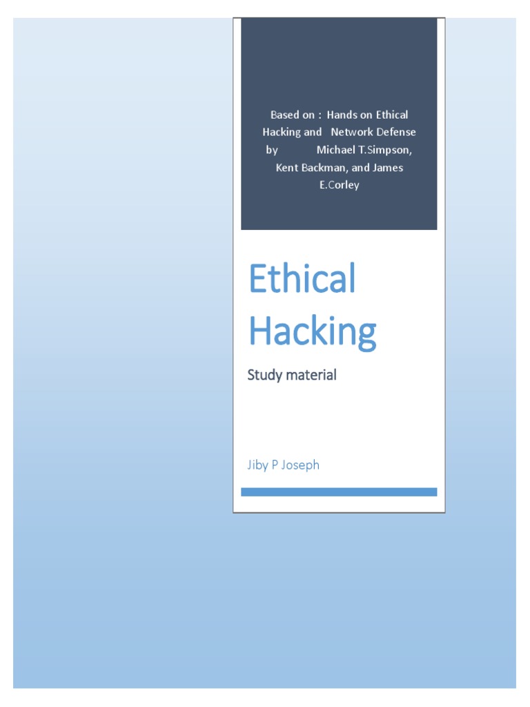 Ethical Hacking | Download Free PDF | Denial Of Service Attack | Computer Virus