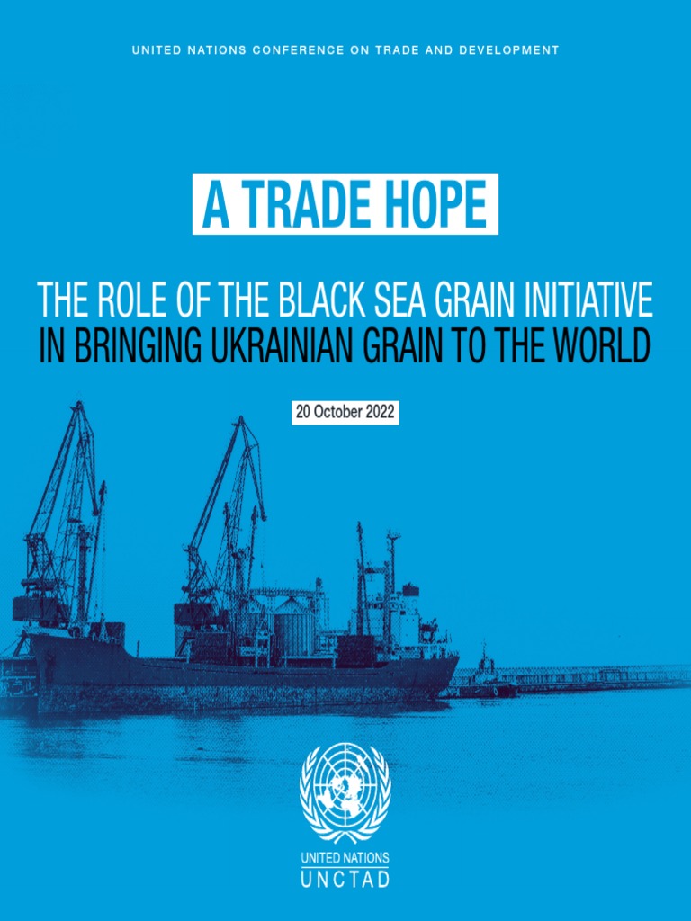The Role of The Black Sea Grain Initiative | PDF | Economies | Food And ...