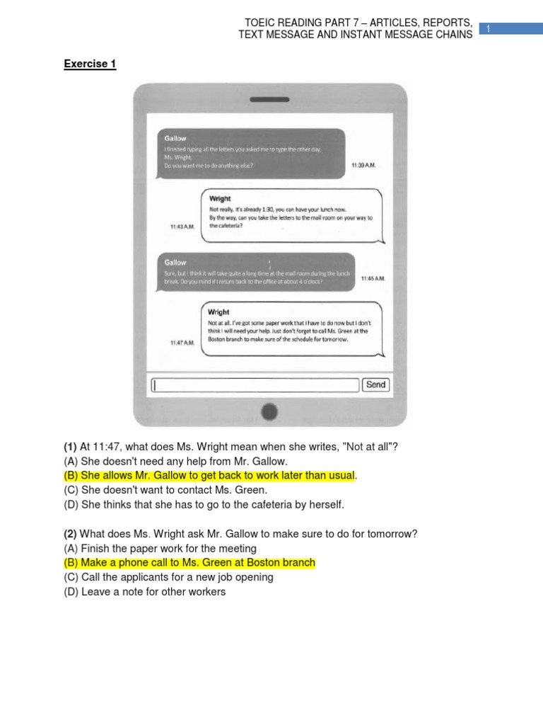 PART 7 - Articles, Reports, Text Message and Instant Message Chains ...